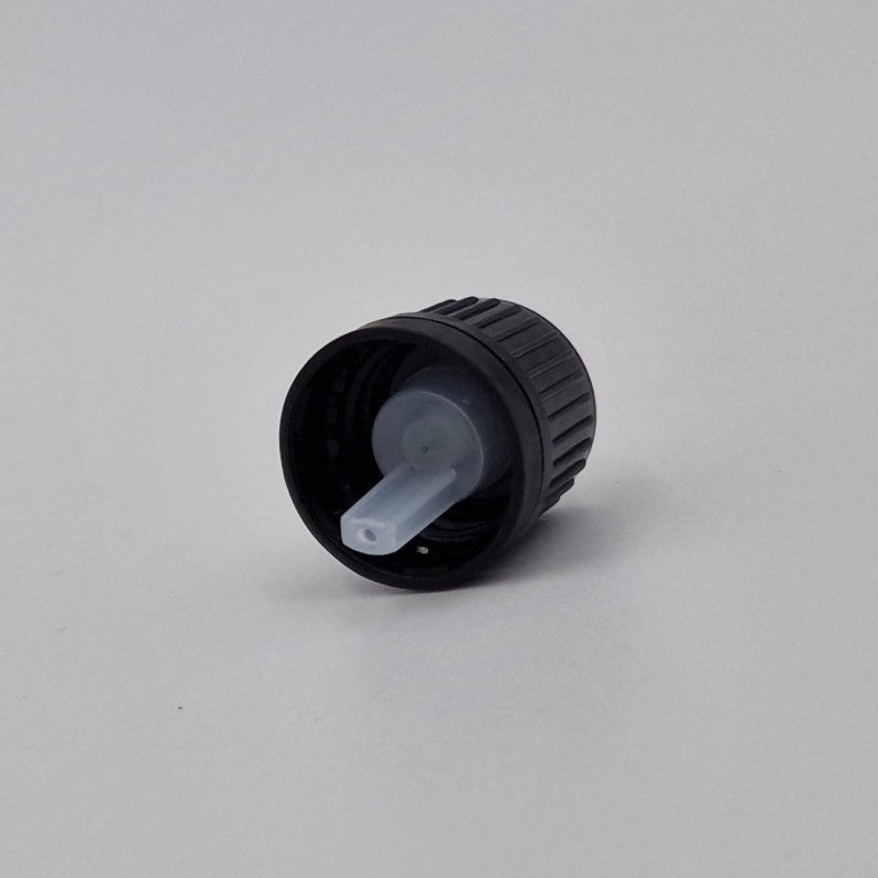 18mm BLACK TE DROPPER CAP – Cascelloid