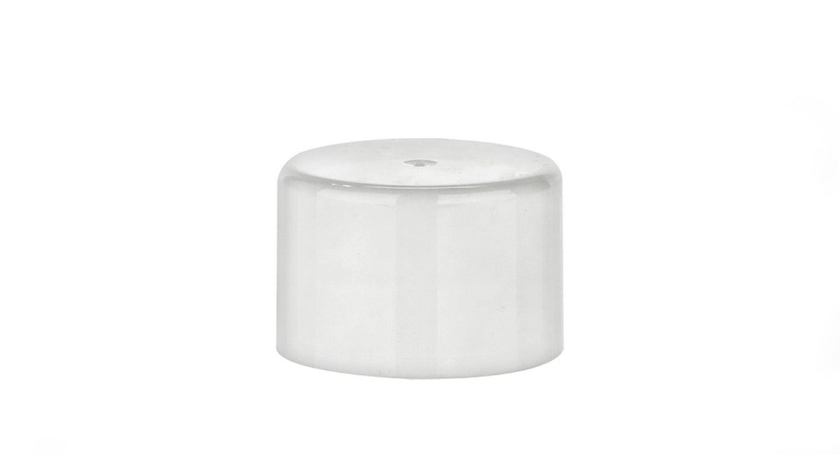 20mm 410 SMOOTH WADDED CAP WHITE PP – Cascelloid