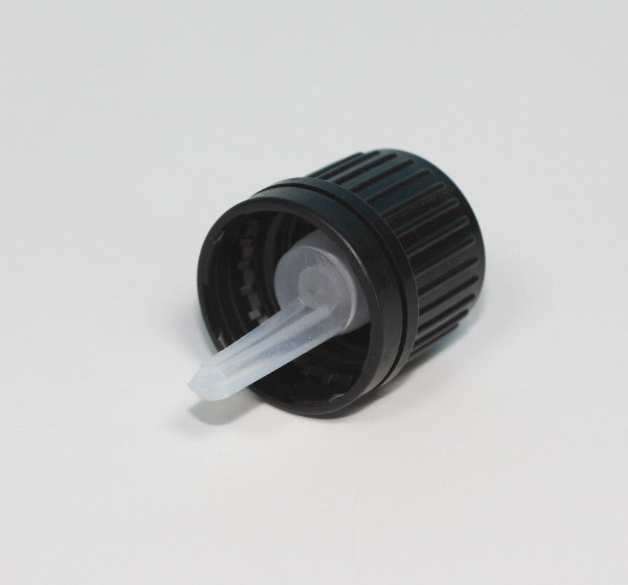 18mm BLACK TE DROPPER CAP – Cascelloid