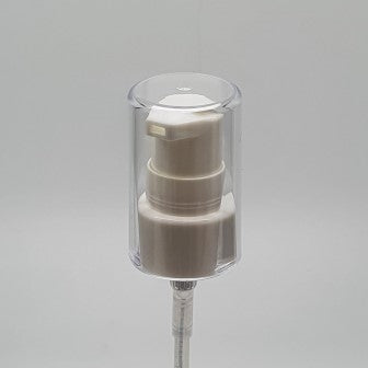 20mm 410 WHITE PUMP WITH OVERCAP OVER CLOSURE (0.4ml) – Cascelloid