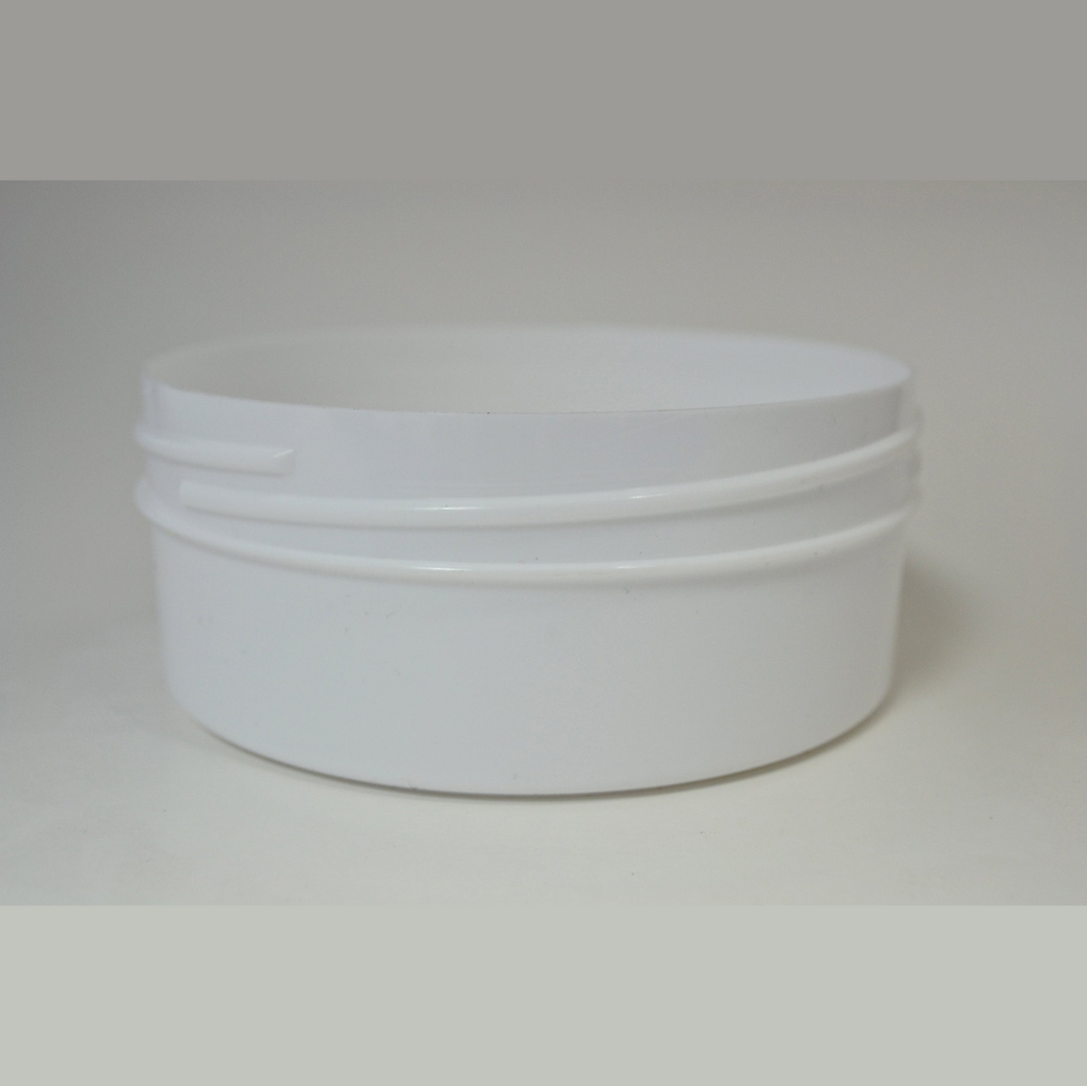 250ml SLIMLINE JAR WHITE PP 104mm 400 – Cascelloid