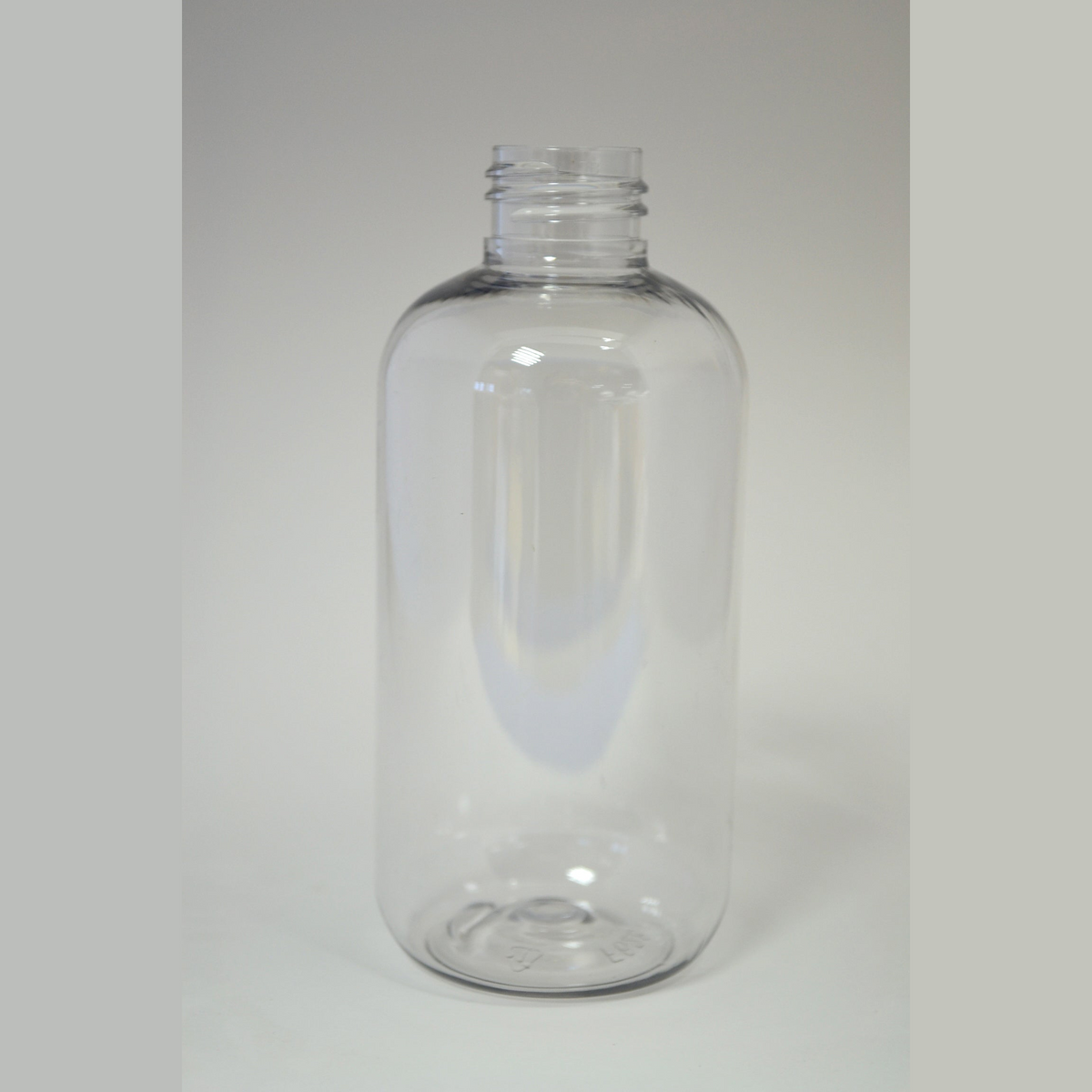 200ml BOSTON ROUND CLEAR PET 24mm 410 – Cascelloid